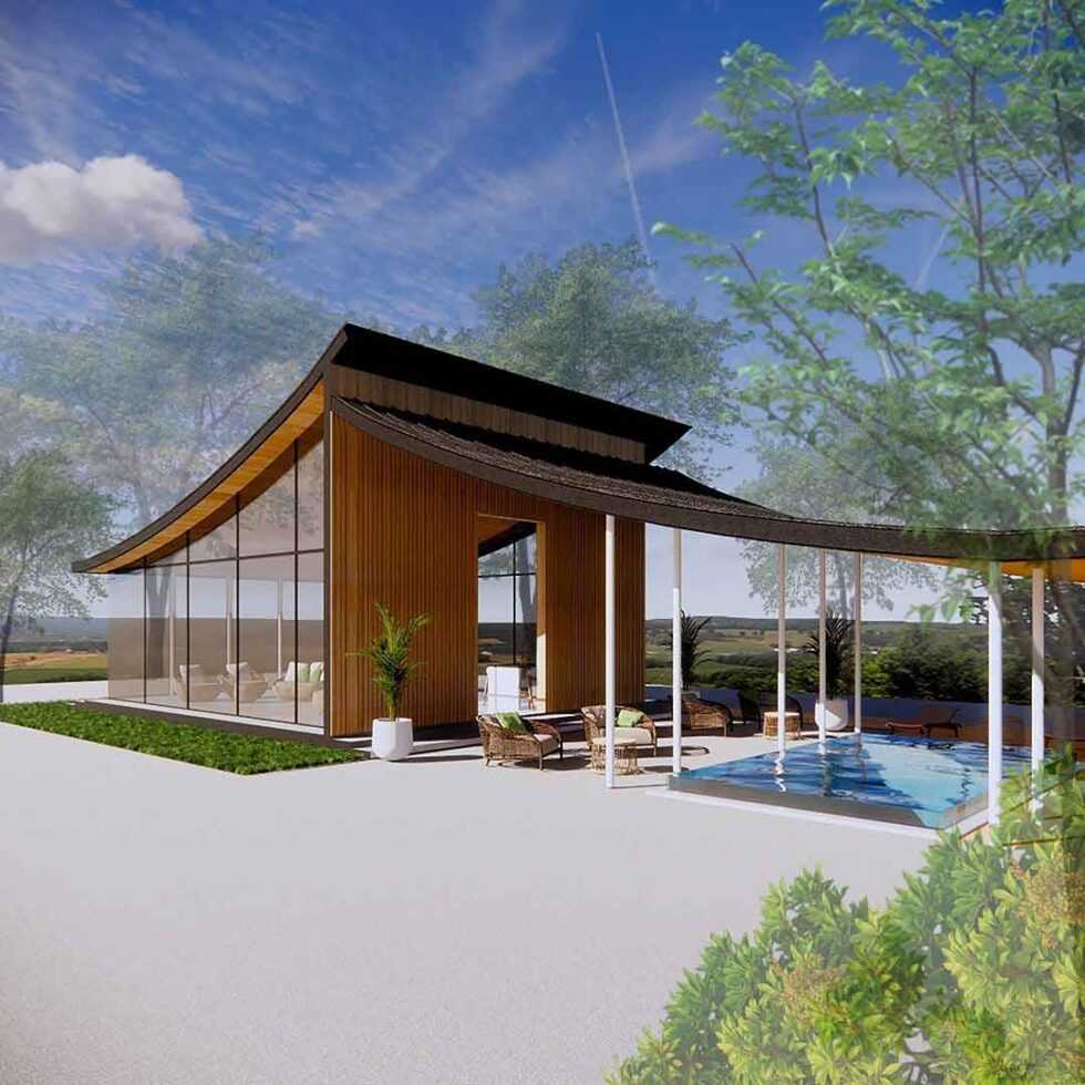 How To Stand Out Curbside: Use A Modern Curved Roof Design